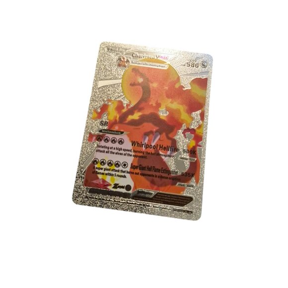 Pokémon | Toys | Charizard Vmax Silver Card New | Poshmark